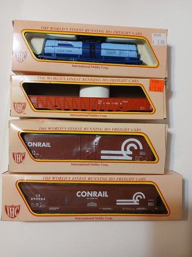 Lot of 4 IHC HO Scale Rolling Stock Model Railroad Train Cars In Box | eBay