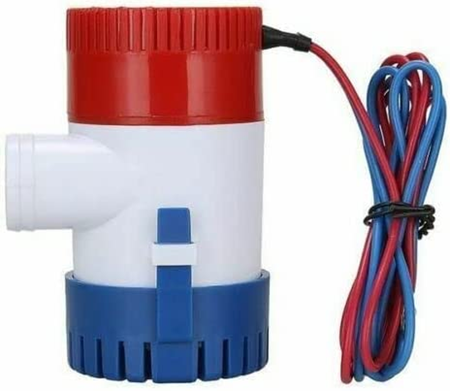 1100GPH Submersible Bilge Water Pump 12V Camp Fishing Boat Caravan ...