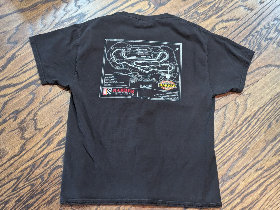 Vintage Barber Motorsports Park Museum SHIRT (Large) Birmingham Leeds ...