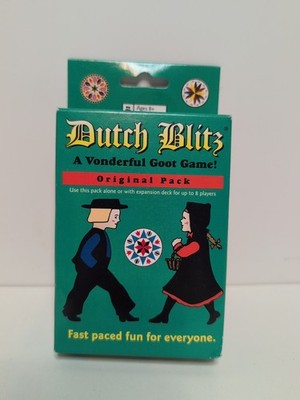 Dutch Blitz Family Card Game 'A Vonderful Goot Game!' New Damaged Box ...