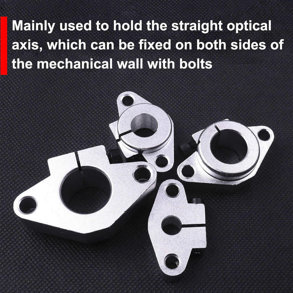 SHF8/12/16/20mm Linear Flange Mount Shaft Rod Ball Slide Bearing Rail ...