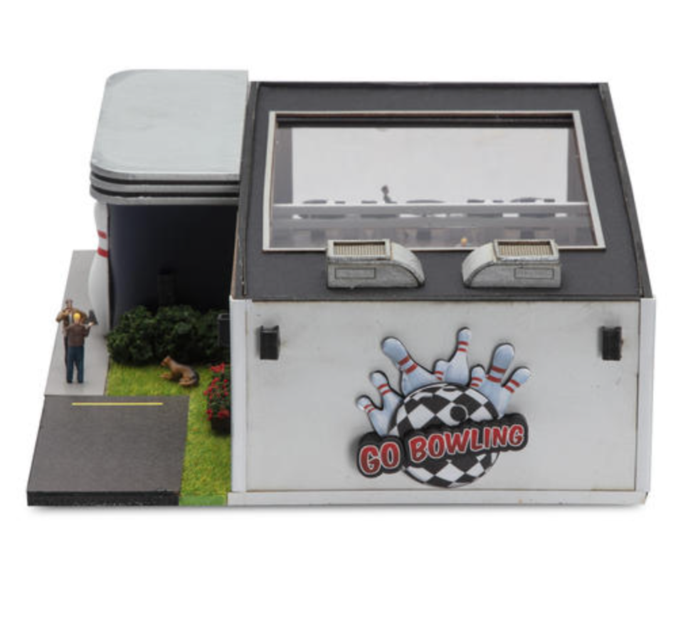 HO Scale Bowling Alley Lanes Building with LED Lights Interior Exterior ...