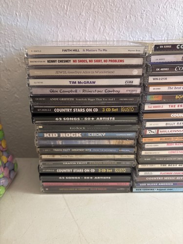 LOT OF 50 CD's VARIOUS ARTISTS & GENRES MIXED MUSIC ** SEE DETAILS ...