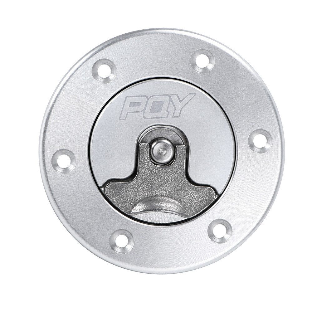 Billet Fuel Surge Tank Cap Flush Mount 6 bolt Open ID 35.5mm Fuel Cell ...