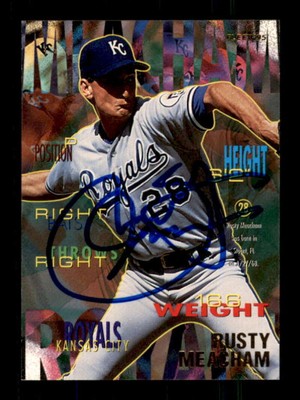 1995 Fleer #169 Rusty Meacham AUTOGRAPHED!!! Royals 236572 | eBay