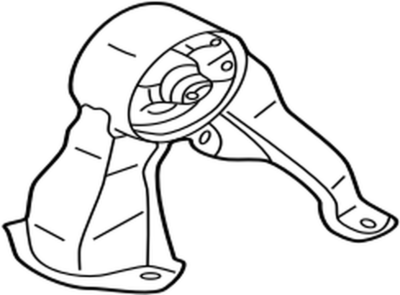 MR554746 Mitsubishi Bracket, eng rr roll stopper MR554746, New Genuine ...