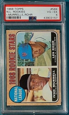 1968 Topps Baseball Rookie Stars #569 Murrell Rohr PSA 4 | eBay