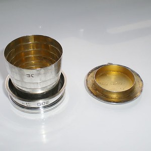 Antique Sampson Mordan Sterling Silver Collapsible Beaker Cup c1899 | eBay