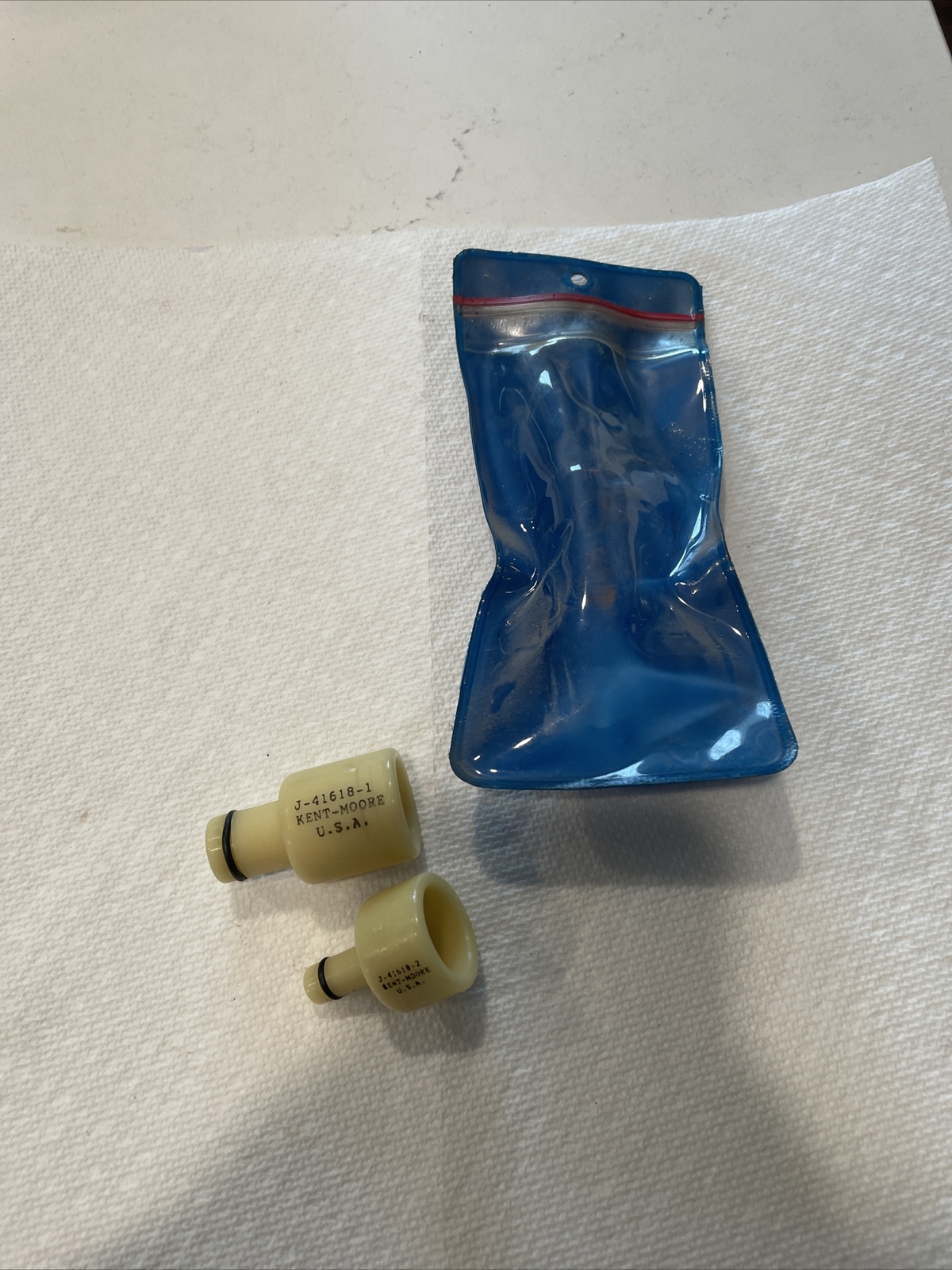 Kent Moore J-41618 Brake Bleeder Adapter Tool Set J-41618-1 J-41618-2 ...