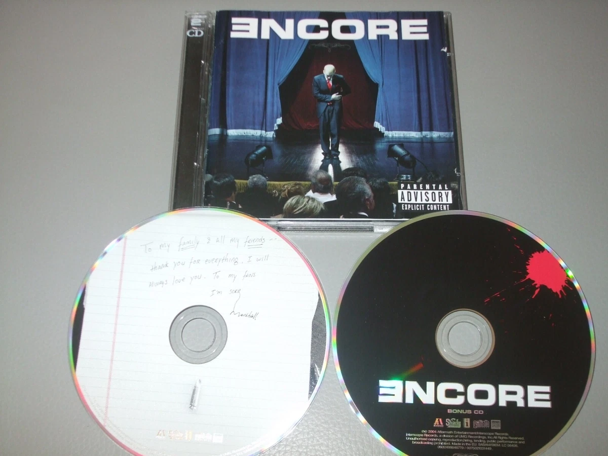 Eminem Encore Bonus Cd