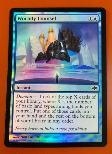1x Worldly Counsel | FOIL | Conflux | MTG Magic Cards | eBay