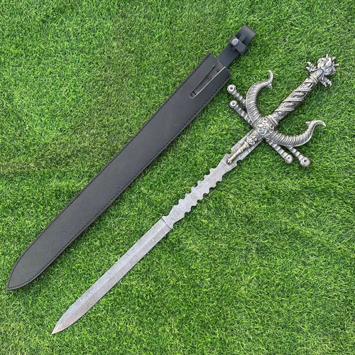 Handcrafted Medieval Fantasy Sword – Ornate Full-Tang Decorative Blade ...