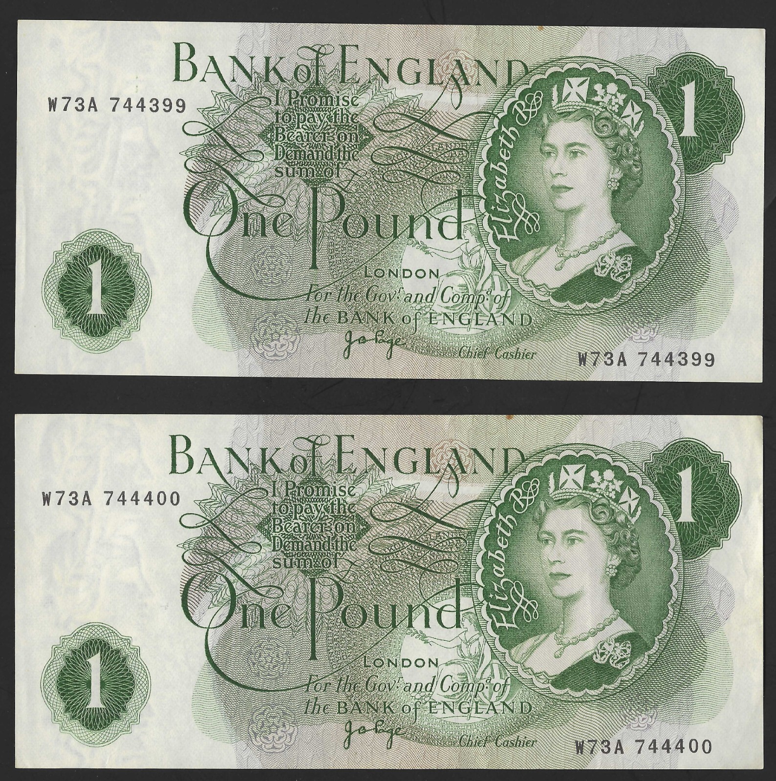 B320 PAGE 1970 ONE POUND £1 BANKNOTE - MULTIPLE LISTING - UNC | eBay UK