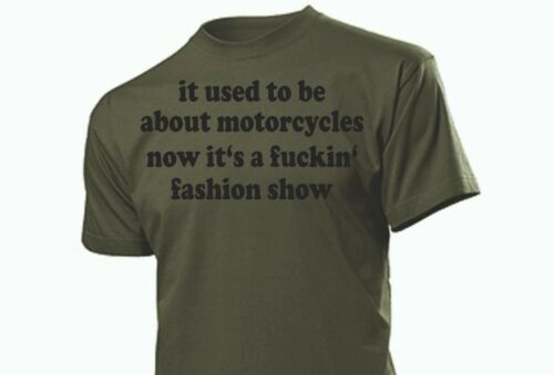 T-Shirt It Usato Per Circa Motocycles Now Sua A Moda Mostra Biker Tg. 3 ...