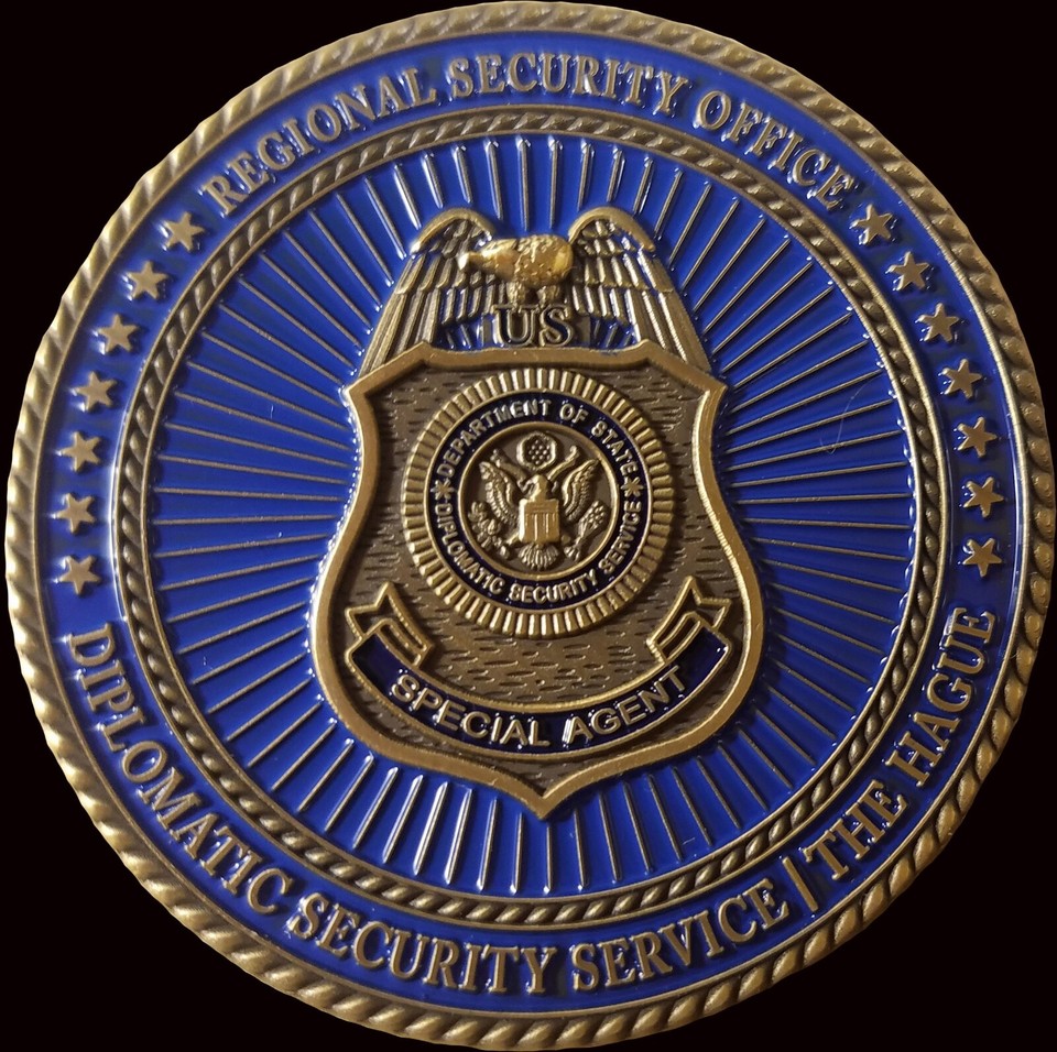 Diplomatic Security Service The Hague Regional Security Challenge Coin ...