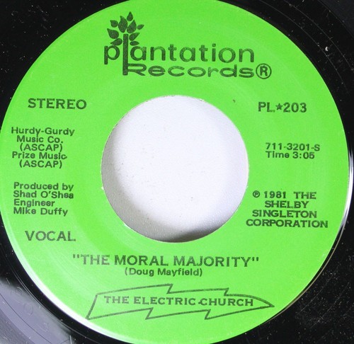 Pop 45 Doug Mayfield - The Moral Majority / Bumper Stickers On ...
