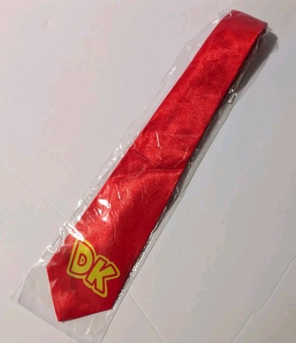 Donkey Kong (DK) Necktie - Nintendo DK Character Tie Cosplay Halloween ...