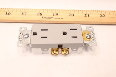 Square D X Series Duplex Outlet Back Wire Decorator Receptacle Matte ...