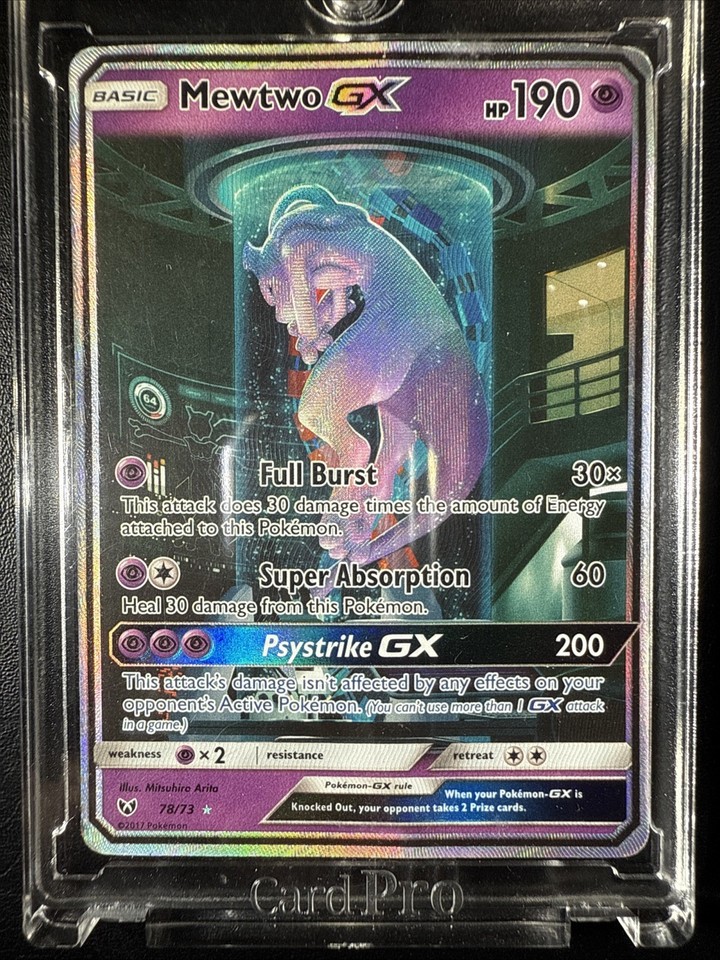 “Mewtwo GX” 78 Secret Rare Shining Legends Pokémon RARE | eBay