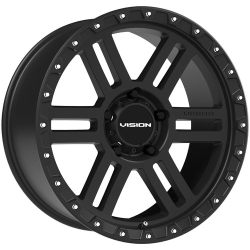 Vision 354 Manx 2 18x9 5x5" +12mm Satin Black Wheel Rim 18" Inch ...