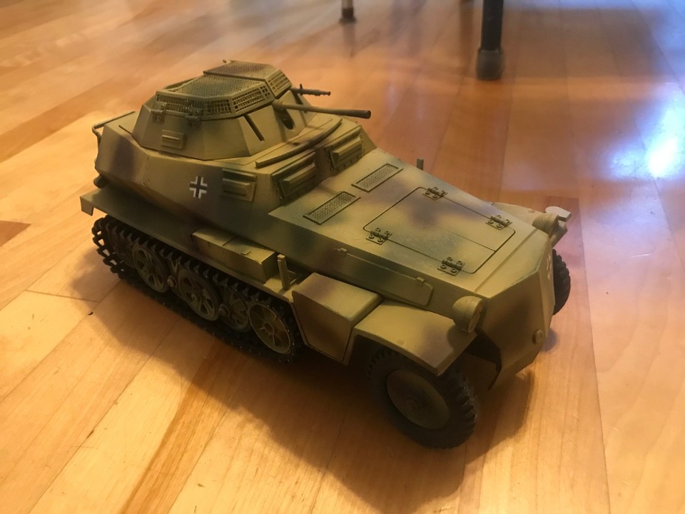 1/16 rc sdkfz 250 german halftrack 3d print tank no system | eBay