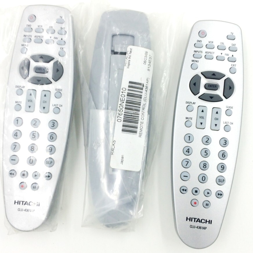 Original Hitachi TV Remote Control CLU-4361AP 07650NE010 50HDA39 50C20A ...