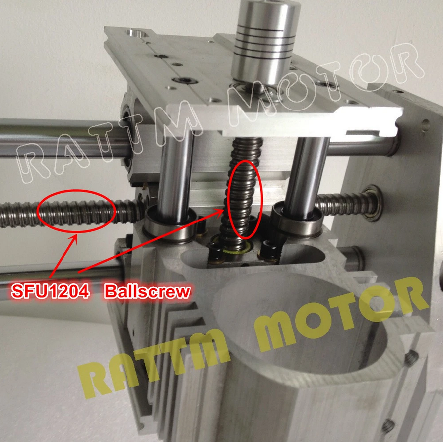 3040 CNC Desktop router milling mechanical Frame kit with 300W DC ...