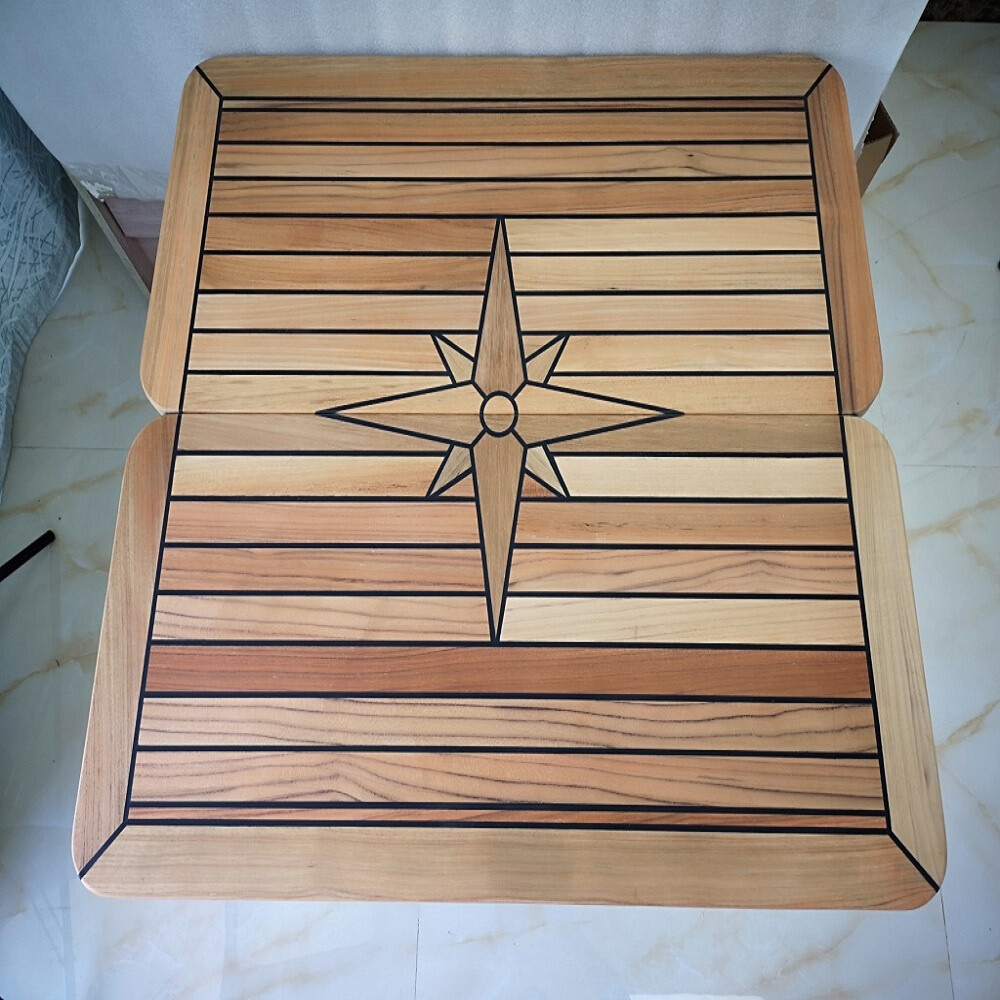 Boat Folding Teak Table Top 680/340x500,680/340x750,680/340x1000mm ...