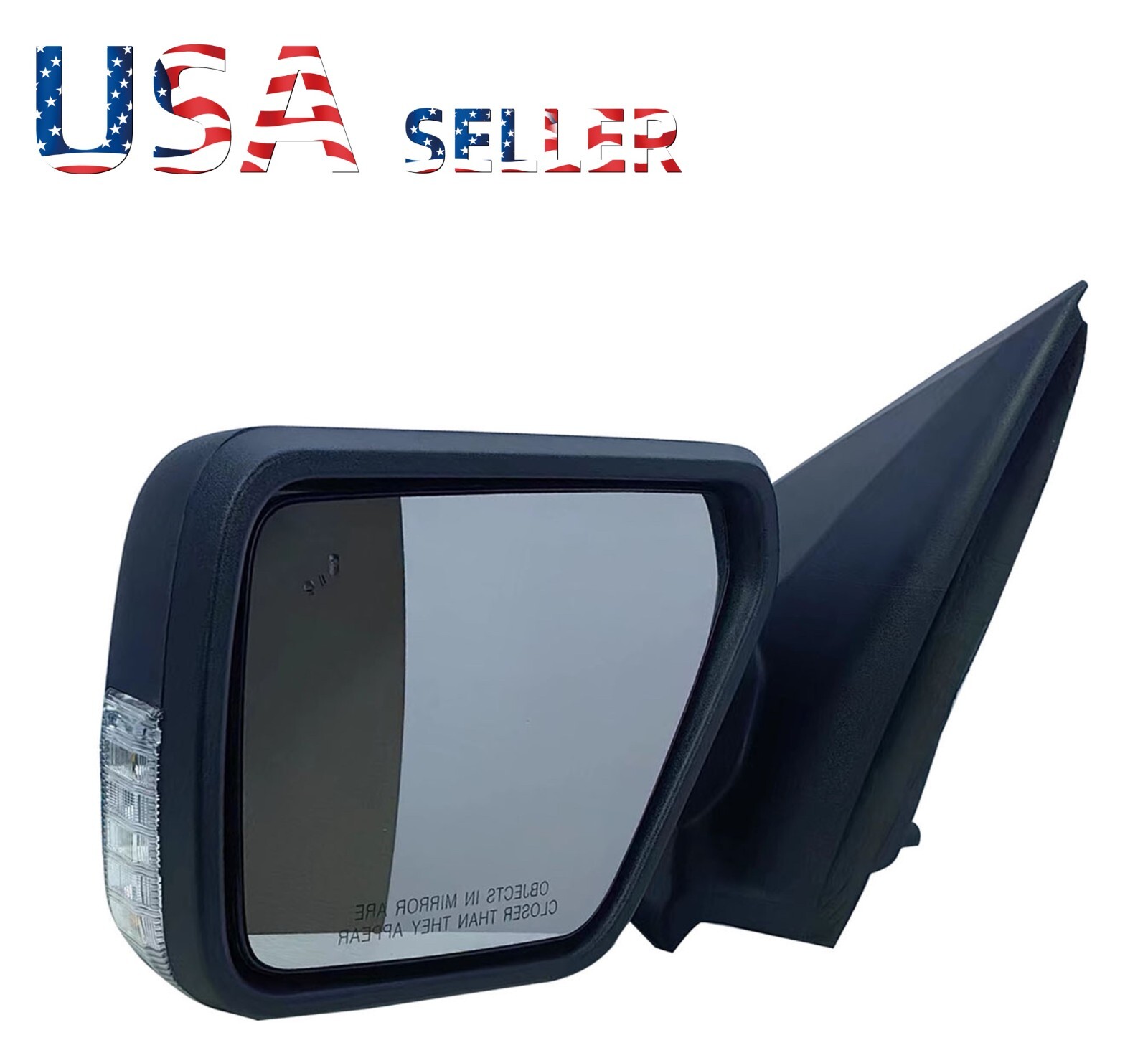 Driver Left Side Mirror With BLIS And Light Manual Fold For 21-26 Ford ...