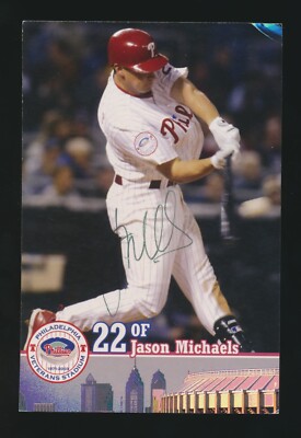 2003 Philadelphia Phillies Photocards -JASON MICHAELS *Autographed* | eBay