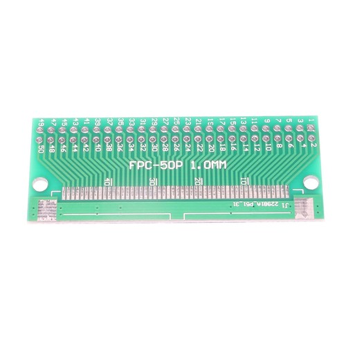 FFC FPC 50 Pin 0.5mm Pitch to DIP 2.0mm PCB Converter Board Couple ...