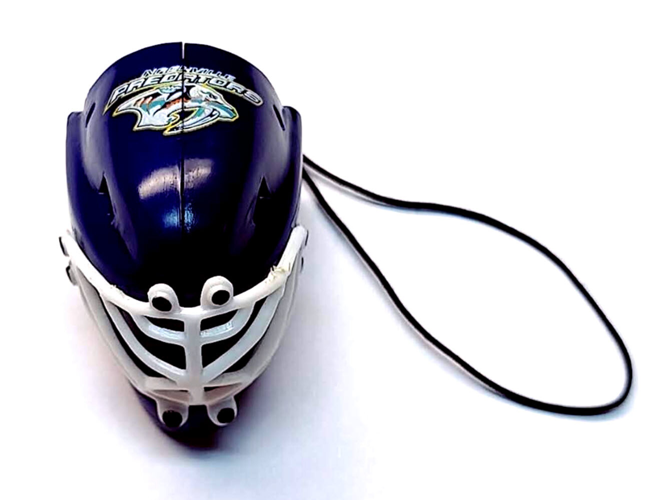NASHVILLE PREDATORS HOCKEY MINI TEAM GOALIE MASK DANGLER 1.5" TALL NHL ...