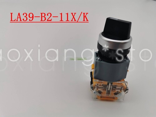 10pc LA39 button aperture 22 black two speed self-locking knob LA39-B2 ...