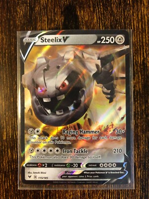 Steelix V 115/185 Vivid Voltage- NM Ultra Rare - Pokemon Card | eBay