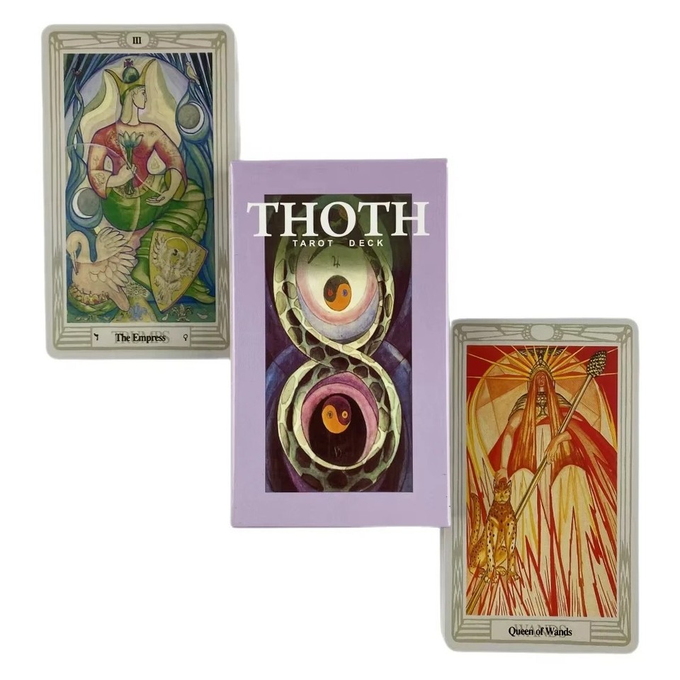 Thoth Tarot Cards A 78 Deck Oracle English Divination Edition Borad ...