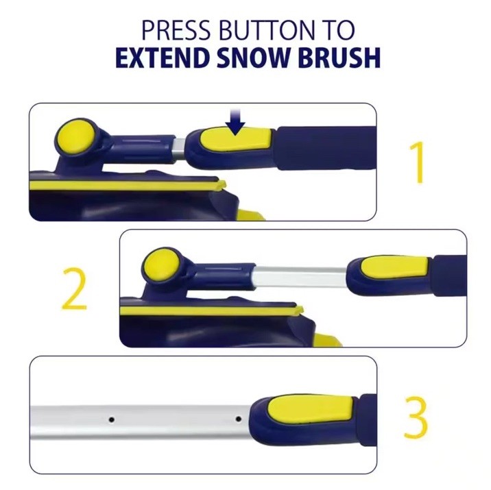 Michelin Ultraduty Avalanche 63" Multi Functional Telescopic Snow Broom ...