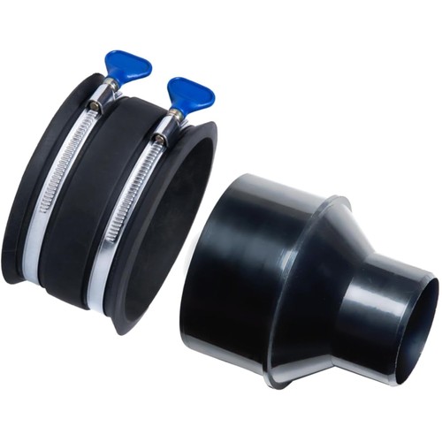 4 Inch to 2-1/2 Inch Reducer and Flex Cuff with Stainless Steel Key ...