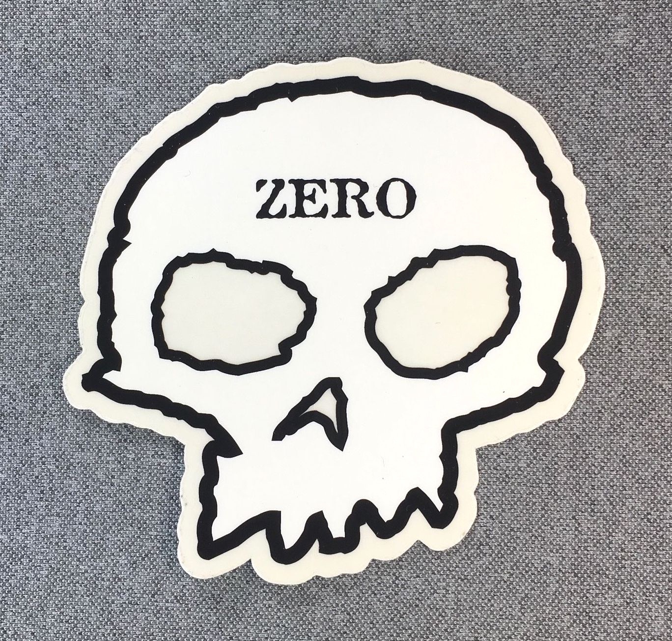 ZERO Skull Skateboard Sticker 4.25in si | eBay