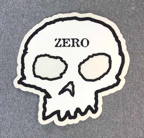 ZERO Skull Skateboard Sticker 4.25in si | eBay