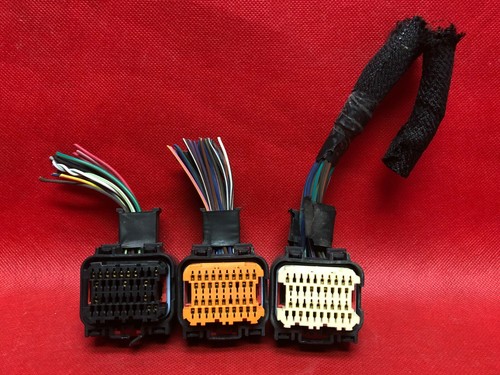 08 JEEP GRAND CHEROKEE 3.7 ECM ECU PCM WIRING HARNESS PLUGS CONNECTORS ...