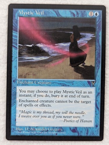 Mystic Veil - Visions - Excellent - MTG Magic the Gathering - 1996 | eBay