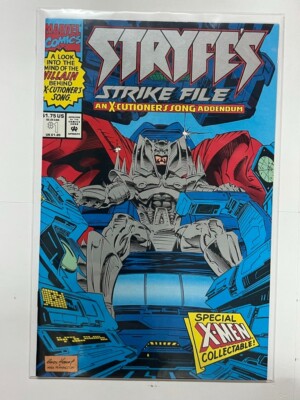 STRYFE'S STRIKE FILE #1 MARVEL COMICS 1993 X-MEN X-Cutioner Song ...