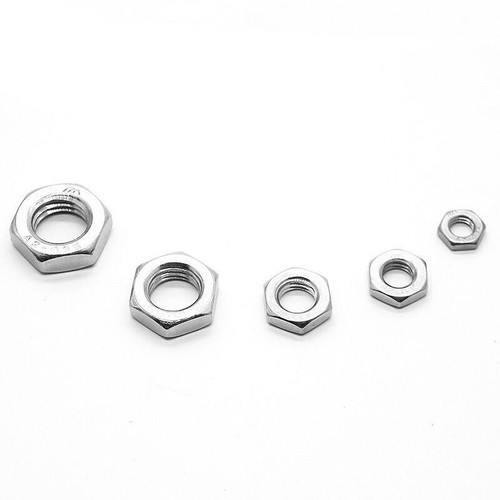 M2 M2.5 M3 M4 M5 M6 M8 M10M12M14M16 304 Stainless Steel Hex Hexagon Jam ...