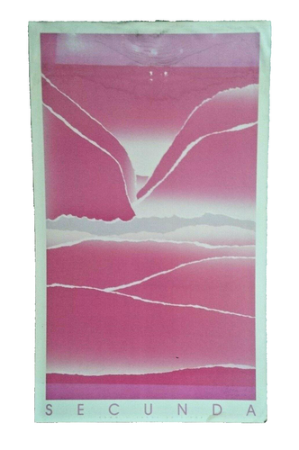 1980 Oriental Dream Arthur Secunda Poster on Board Moisture Damage Wear ...