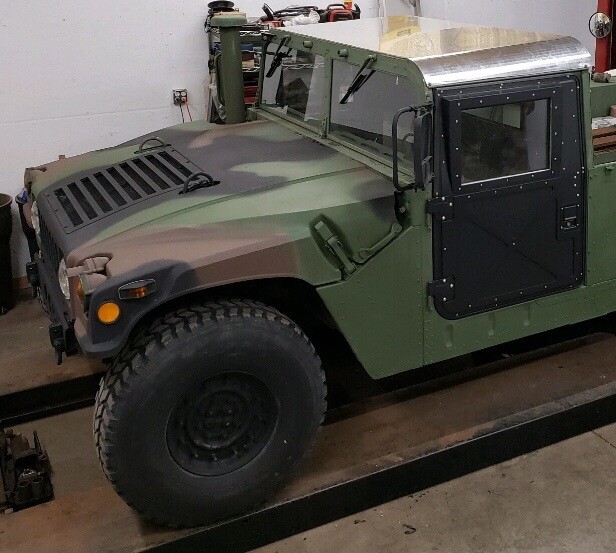 MILITARY HUMVEE FOUR PASSENGER HARD TOP - H1 ALUMINUM ROOF M998 4 MAN ...