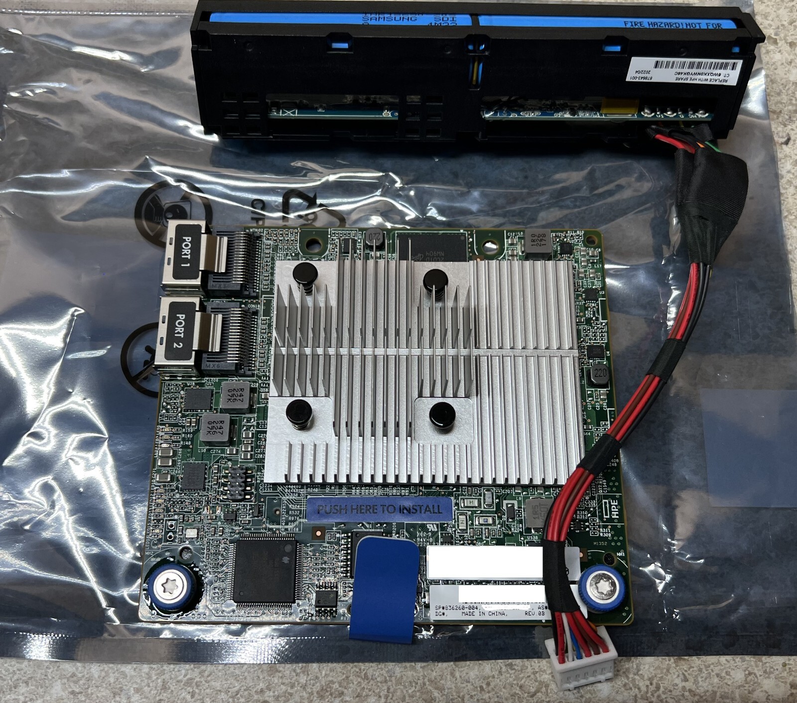 HPE Smart Array P408i-a SR Gen10 12G SAS 804331-B21 with battery P01366 ...