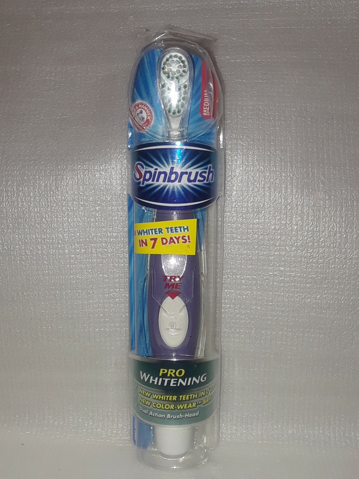 Arm & Hammer Spinbrush Pro-Whitening Battery Powered Dual Action ...