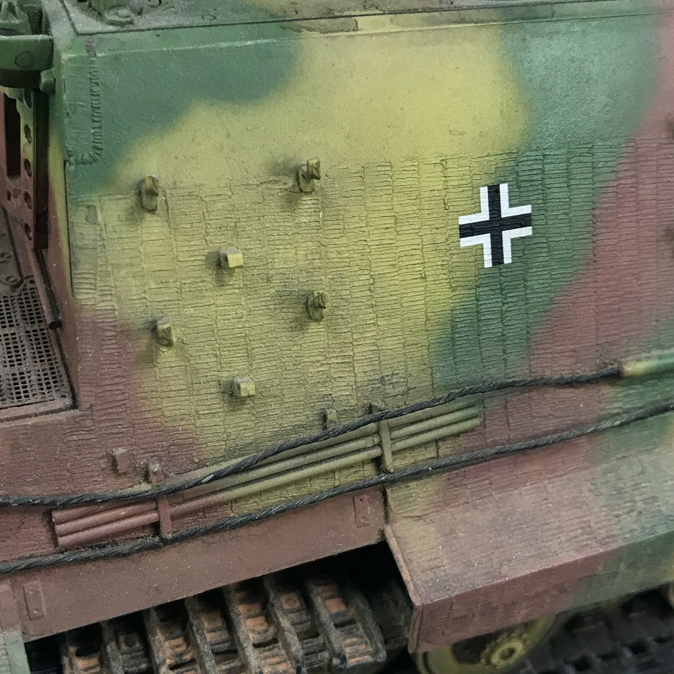 1/35 Built Dragon 6493 WWII German Jagdtiger Porsche w/Zimmerit Tank ...