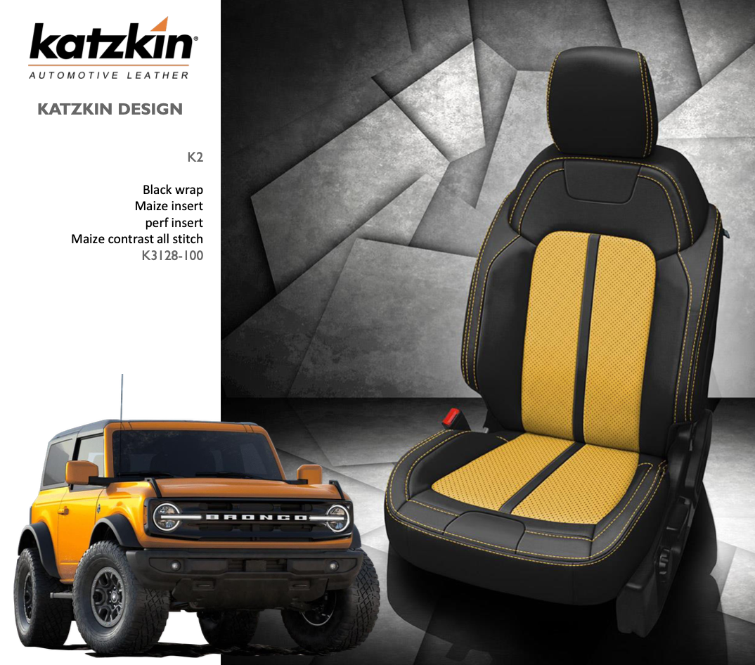 Classic Bronco Seat Covers Leather Car Seat Cover For Ford Bronco
