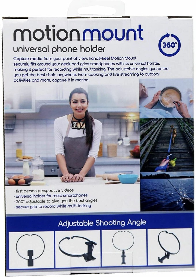 Tzumi Cell Phone Hands Free Design Motion Mount Point-of-View | eBay
